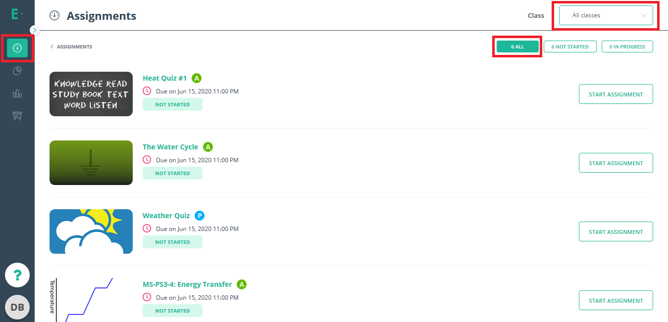 How Students Log in to Pear Assessment from Home