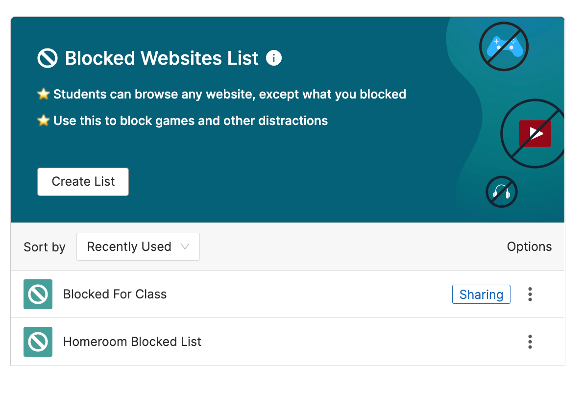 How to use Scenes: Block and Allow Websites in GoGuardian Teacher