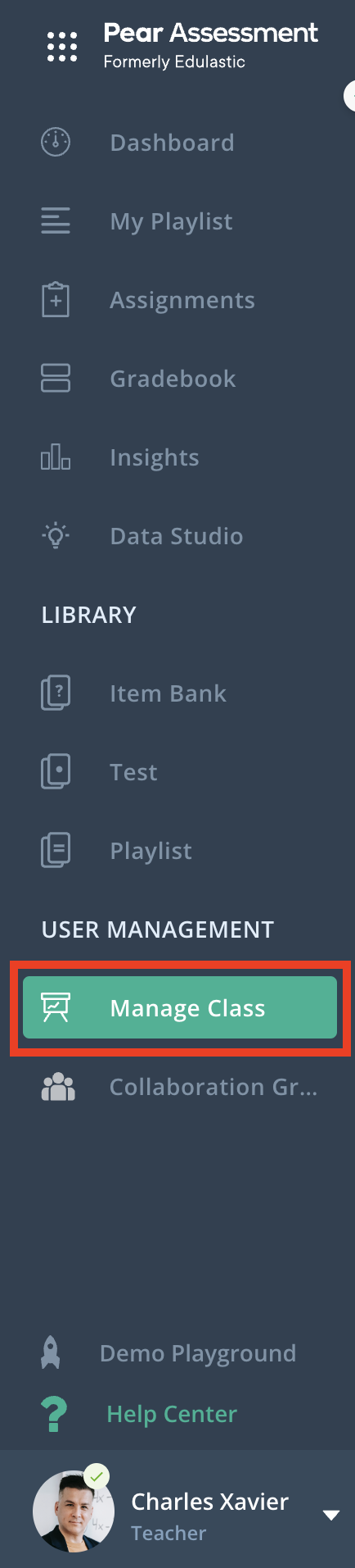 Quick Start Create a Class and Add Students