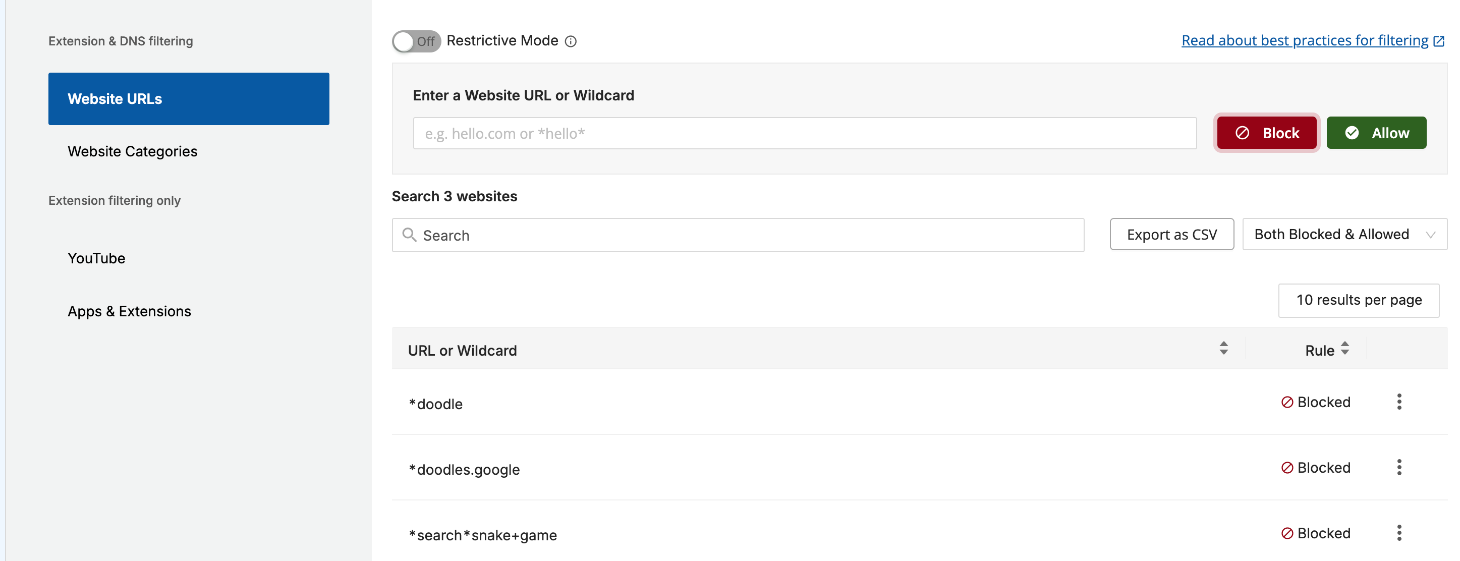 How to Block Google Doodles and the Snake Game